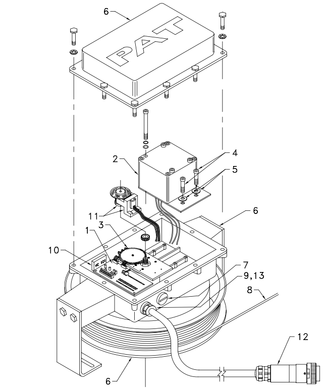 PAT LWG 308 Cable Reel Replacement – BTS Crane Parts Store
