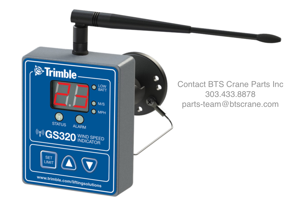 Trimble LSI GS320 Wind Speed Display – BTS Crane Parts Store
