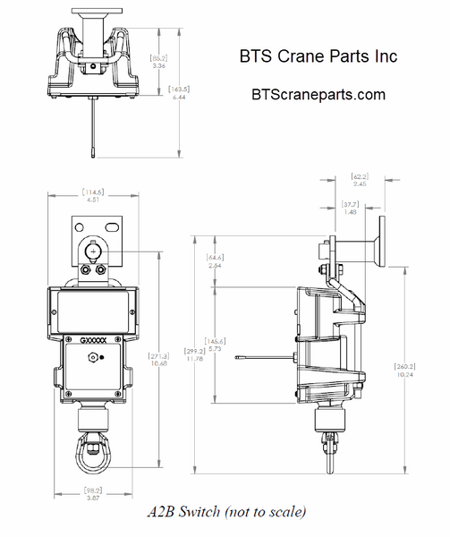 Trimble LSI GS075B Wireless Anti Two Block Switch – BTS Crane Parts Store
